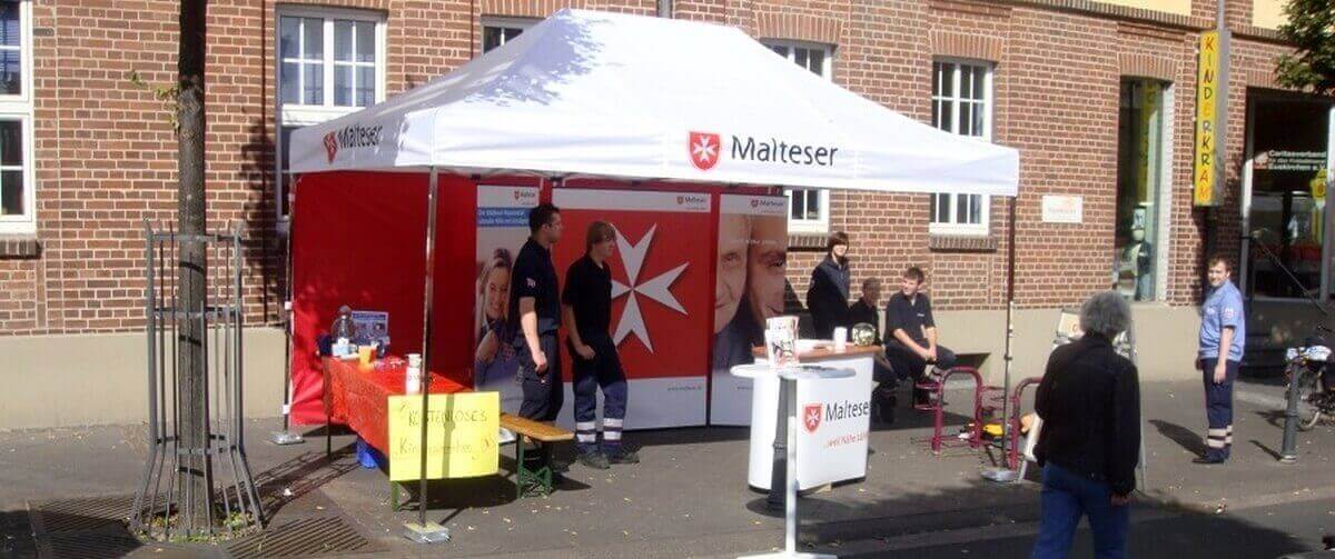 DER mobile Infostand - QUICKUPTENT